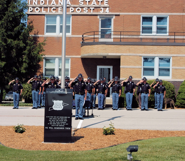 Indiana State Police Jasper Post held annual memorial service today ...