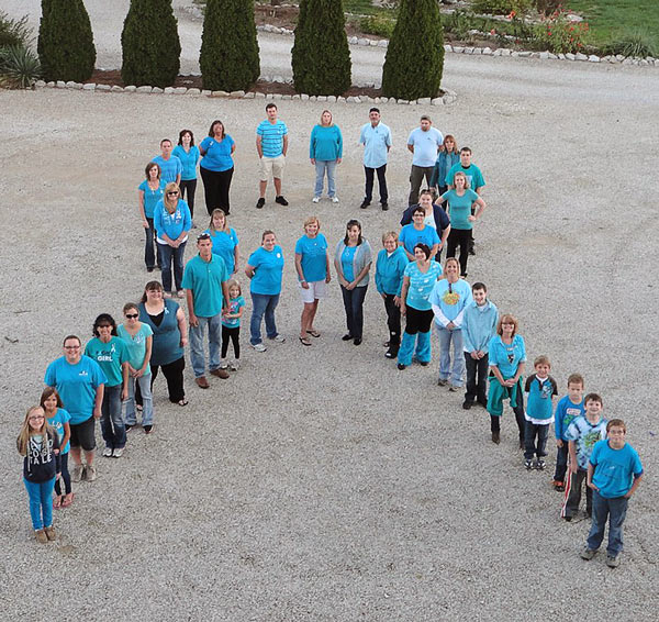 Human ribbon formed for inhumane disease - Dubois County Free Press, Inc.