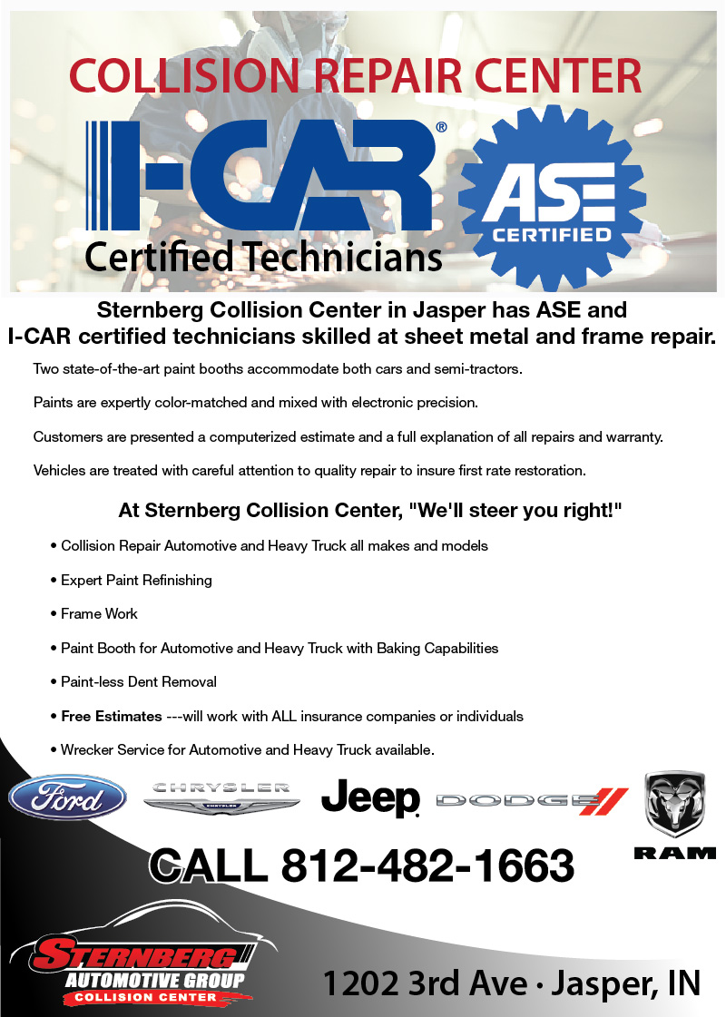 Sternberg Collision Center - Dubois County Free Press, Inc.