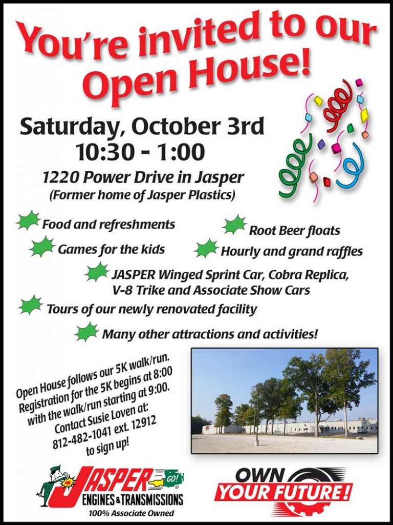 Jasper Engines & Transmissions Power Drive Open House - Dubois County ...