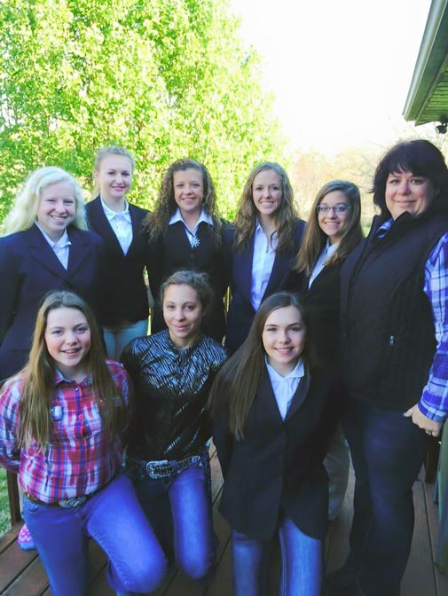 Dubois County Horse Judging participants place in top 10 - Dubois ...