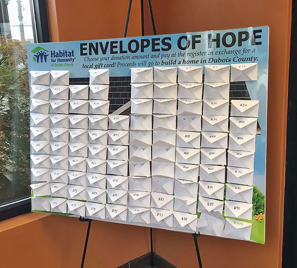 Envelopes of Hope supports homes for local families - Dubois County ...