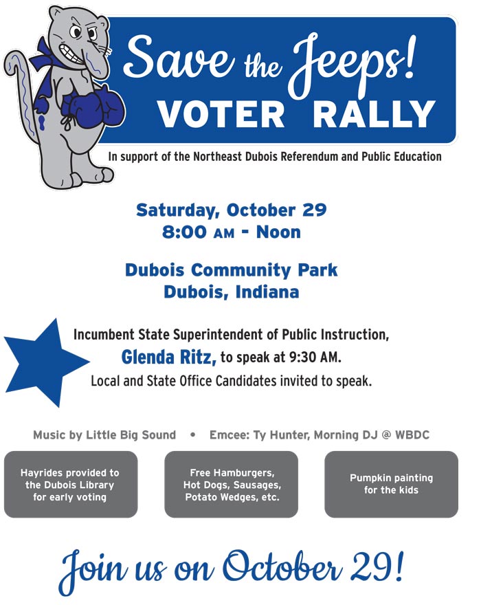 Save the Jeeps voter rally planned - Dubois County Free Press, Inc.