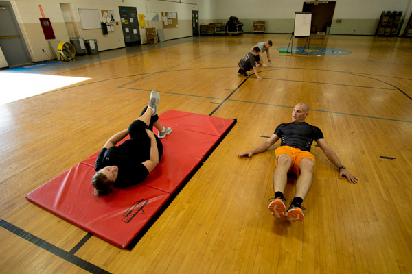 Army fitness for the rest of us; Work out at the National Guard Armory ...