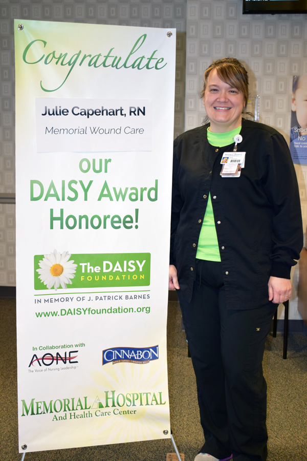 Capehart named recent Daisy Award recipient - Dubois County Free Press ...
