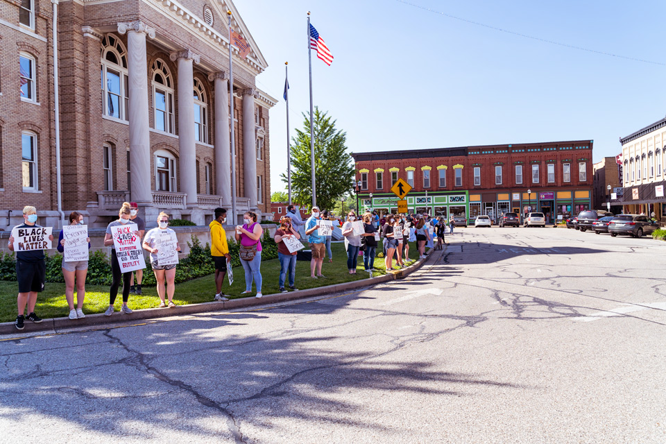 Peaceful protest calls locals to keep paying attention - Dubois County ...