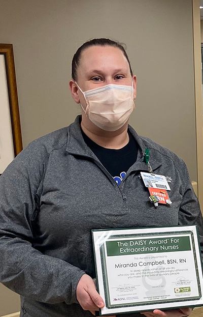 Miranda Campbell named Daisy award winner - Dubois County Free Press, Inc.