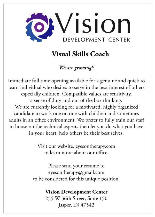 Vision-Development-Center – Dubois County Free Press, Inc.