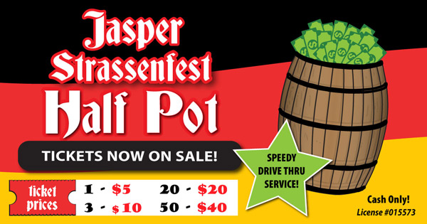 Jasper Strassenfest Half Pot booth sales kickoff Thursday, July 15th ...