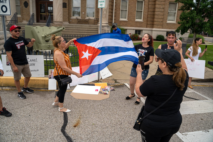Local residents join national demonstrations for Cuban freedom - Dubois ...