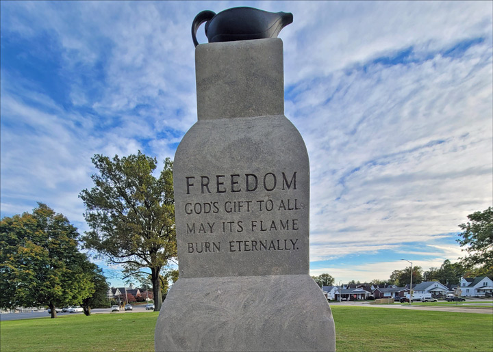 Freedom Lamp to be rededicated Saturday - Dubois County Free Press, Inc.
