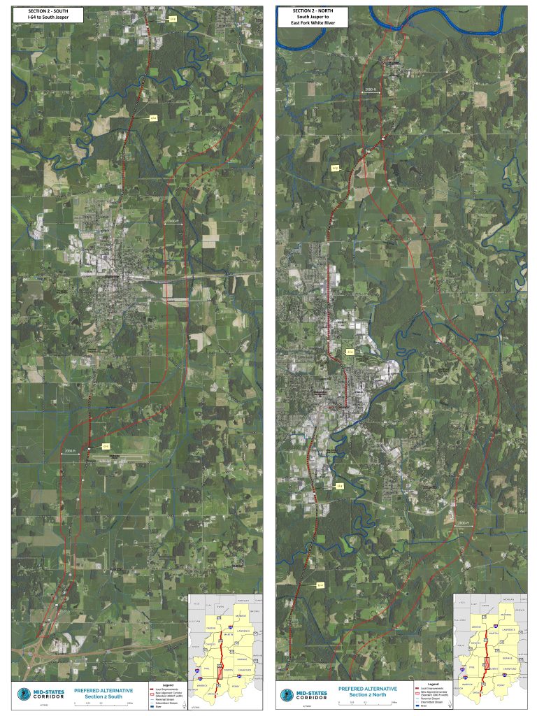 Maps, Mid-States Corridor draft published - Dubois County Free Press, Inc.