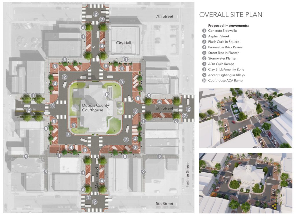 Downtown Revitalization Project Set To Start In May Dubois County