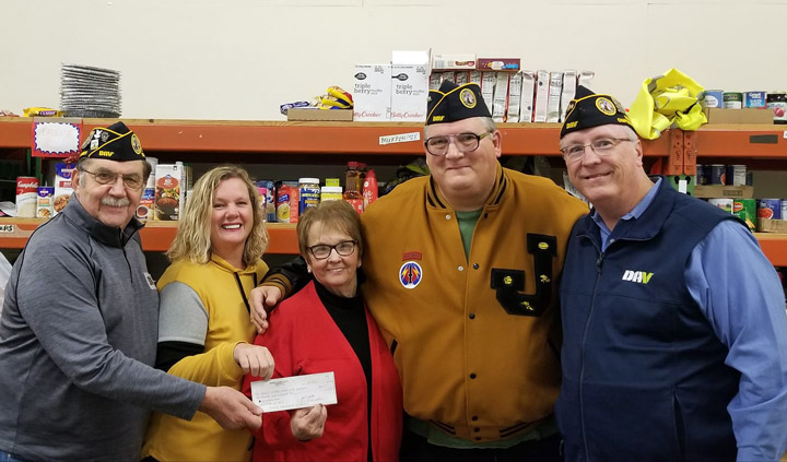 DAV makes $1,500 donation to Community Food Bank - Dubois County Free ...