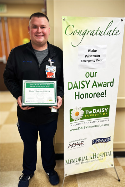 Wiseman named DAISY award winner - Dubois County Free Press, Inc.