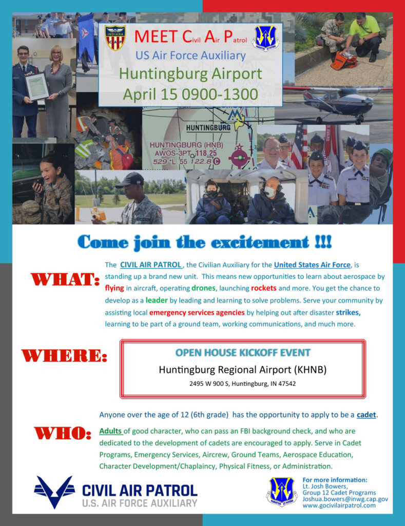 New Civil Air Patrol flight forming in Huntingburg; seeking senior ...