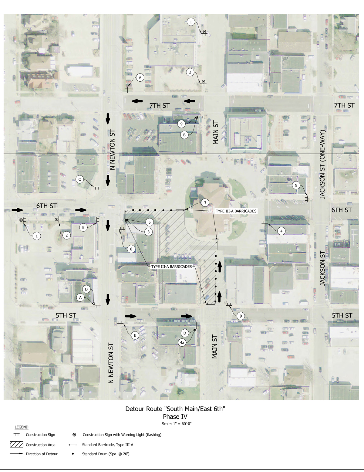 Downtown Jasper traffic flow changes as construction begins on ...
