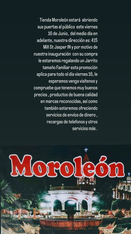 Tienda Moroleón opens in downtown Jasper - Dubois County Free Press, Inc.