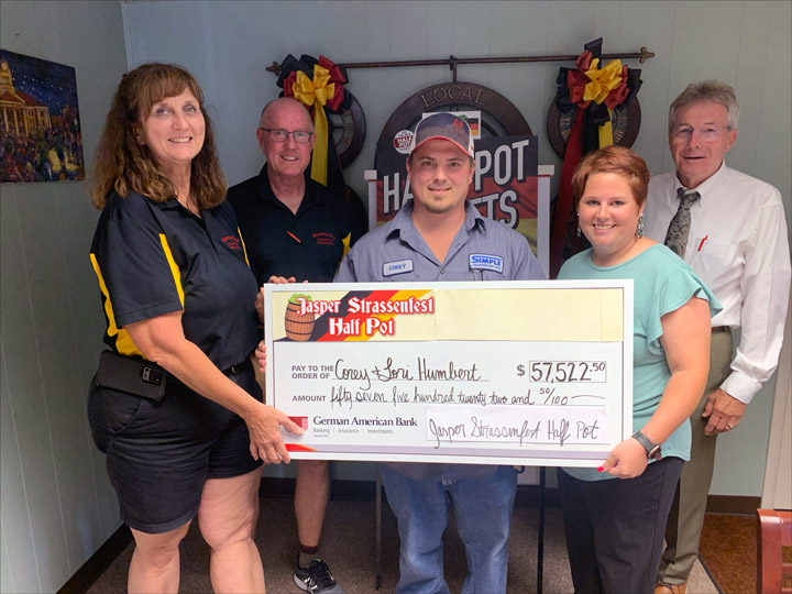 Jasper Strassenfest Half Pot winners announced - Dubois County Free ...