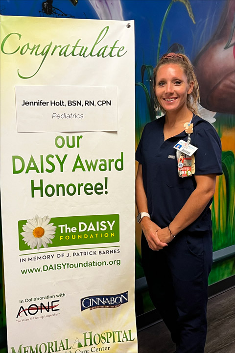 Holt named Memorial Hospital DAISY Award winner - Dubois County Free ...