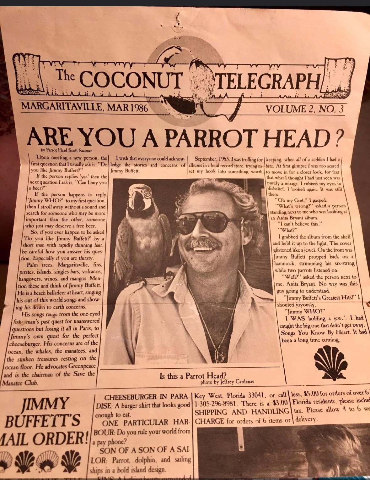 Column: Under final reflection, Jimmy Buffett was my sun - Dubois ...