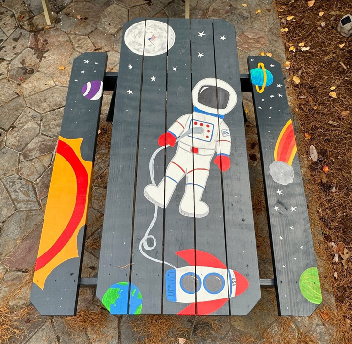 Community Foundation transforms picnic tables in public art activation ...