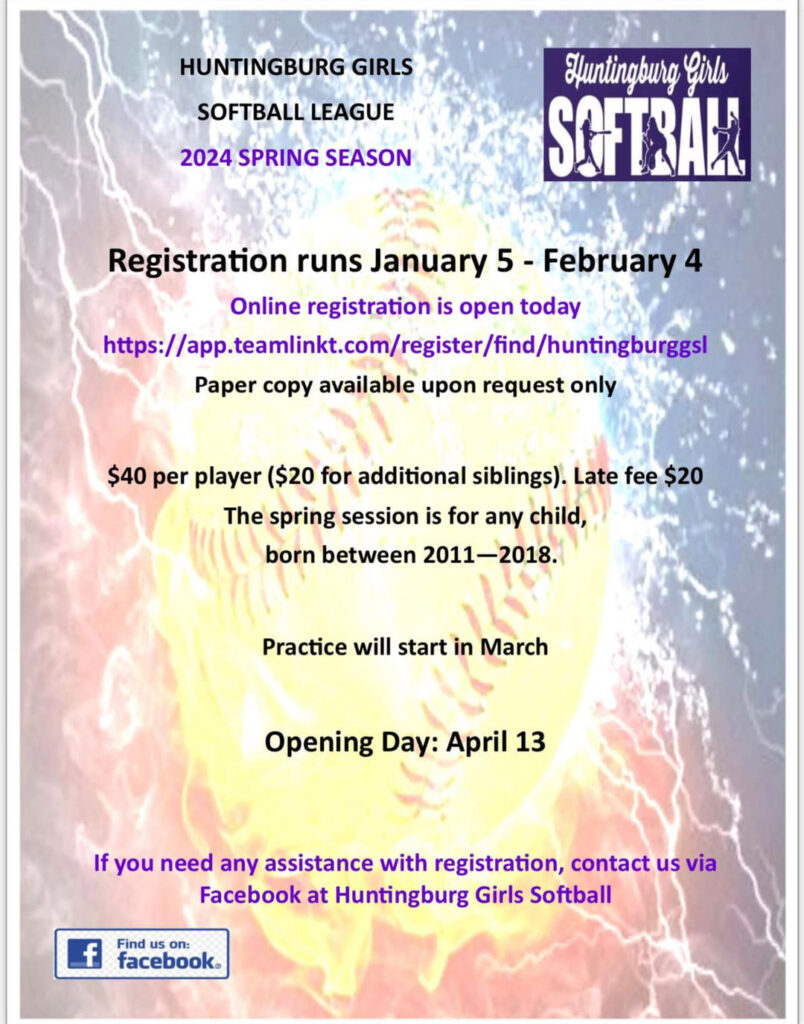 Huntingburg Girls Softball spring season signups open now - Dubois ...