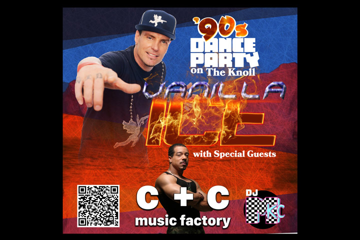Vanilla Ice and C+C Music Factory performing at Castle Knoll ...