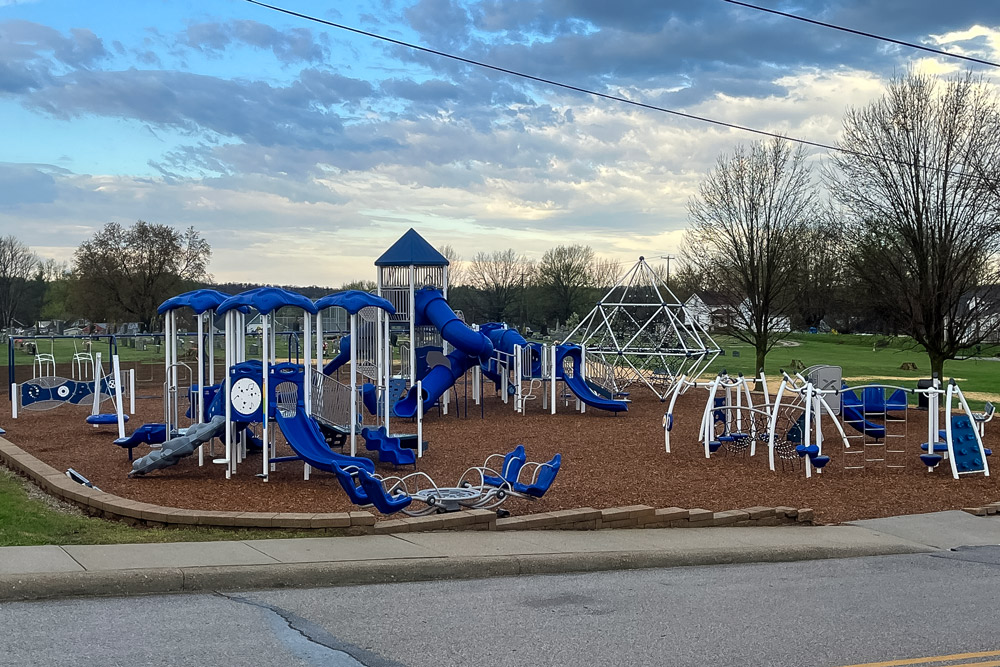 Northeast Dubois Elementary celebrates opening of new playground ...