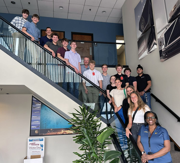 Patoka Valley Aviation students tour UPS Worldport Facility - Dubois ...